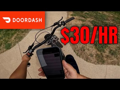 $30/HR DOORDASH DELIVERY ON A SUR RON X ELECTRIC DIRT BIKE!