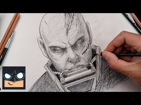 How To Draw Darth Vader | Star Wars Sketch Tutorial (Step by Step)