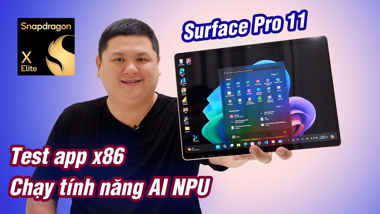 Surface Pro 11 Snapdragon® X Elite OLED Display / 16GB / 512GB (New ...