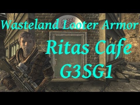 Fallout New Vegas Mods - H&K G3SG1/Rita's Cafe/Wasteland Looter Armor