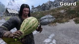Skyrim Eating Animation Fresh Vegetables at Skyrim Special Edition ...