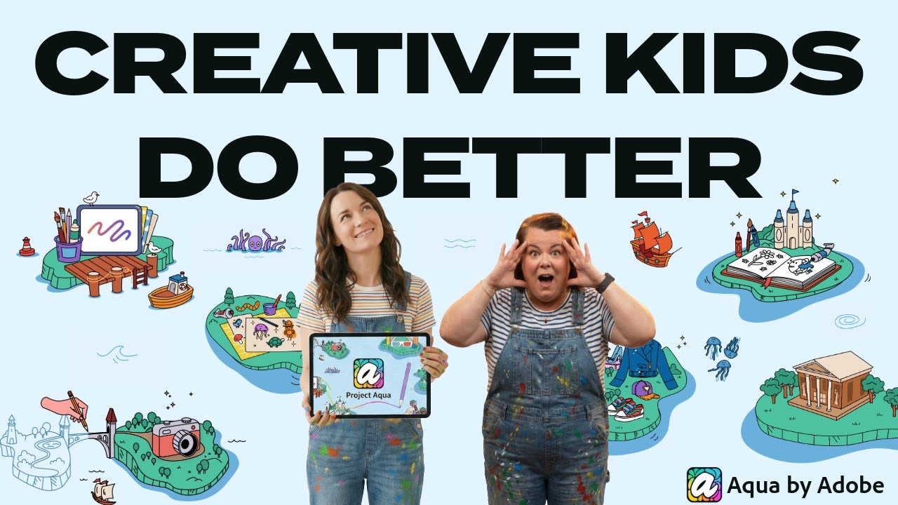 Creativity, Learning, & Mental Health in Kids with Adobe Project Aqua