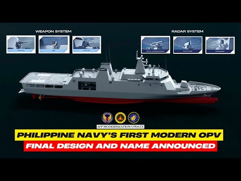 Philippine Navy's First Modern OPV: Final Design Name Announced