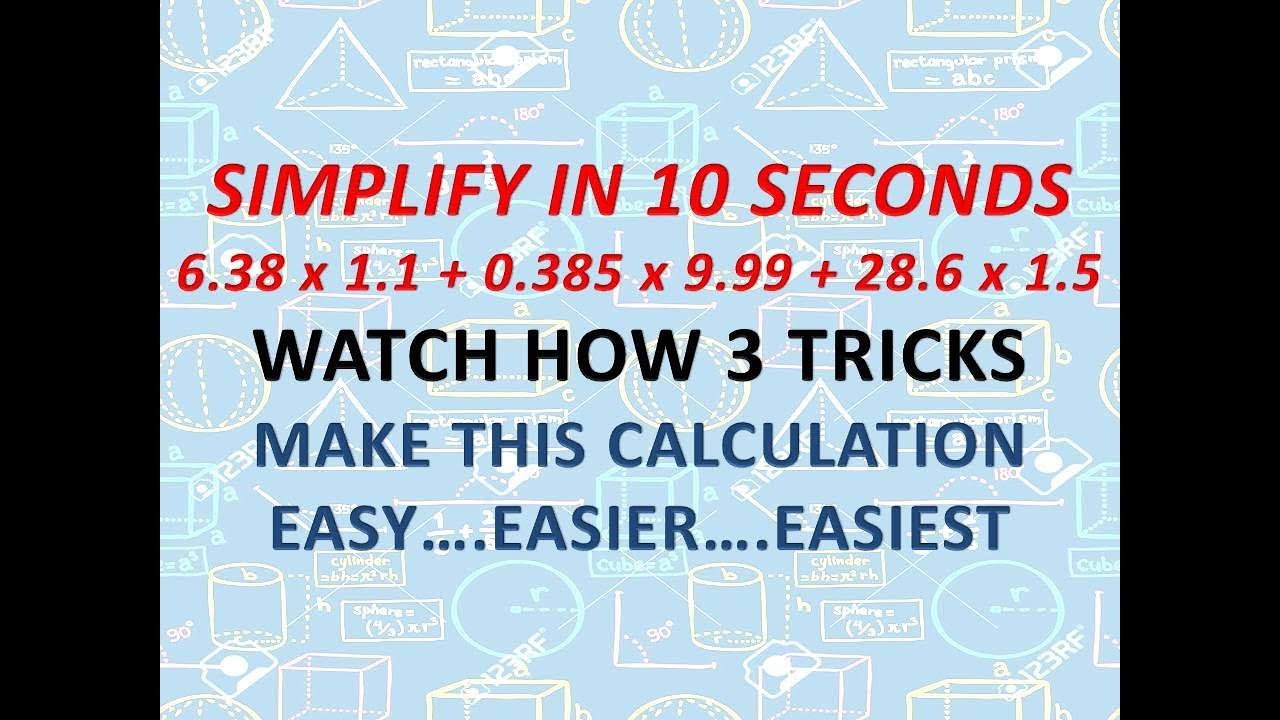 Amazing Decimal Multiplication Simplification