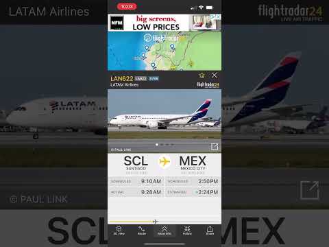 Day 9 Trying to find almost every airliner on flightradar24.(Latam airlines) #chile #aviation