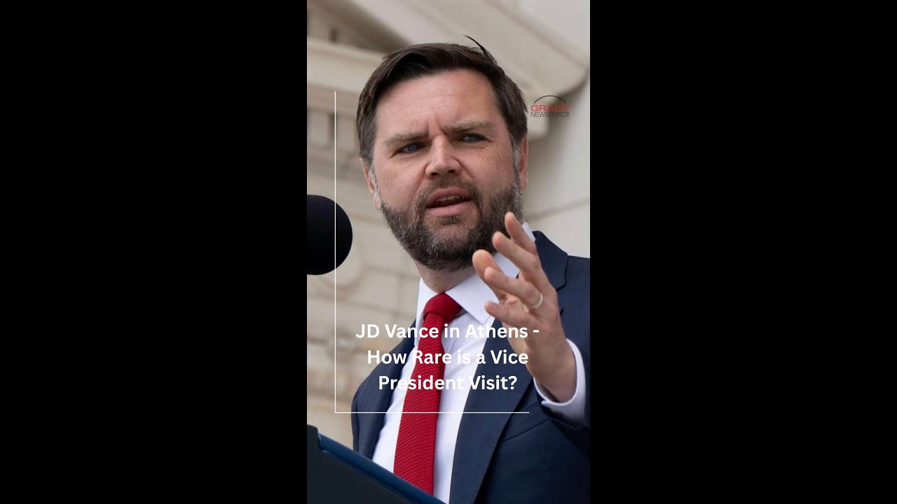 JD Vance in Athens - How Rare is a Vice President Visit?