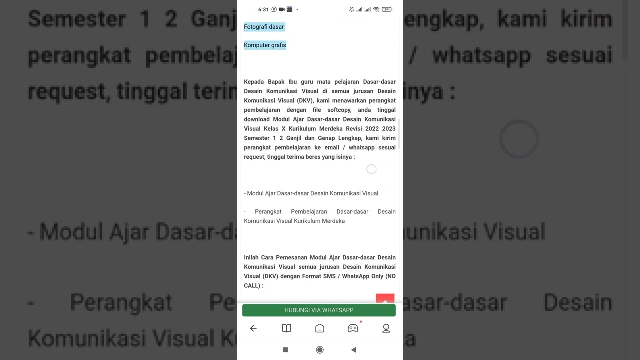 Modul Ajar Dasar-dasar Desain Komunikasi Visual / DKV Kurikulum Merdeka SMK / MAK Kelas X