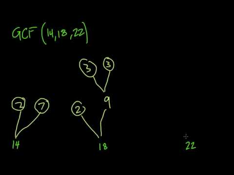 GCF of three numbers - #40