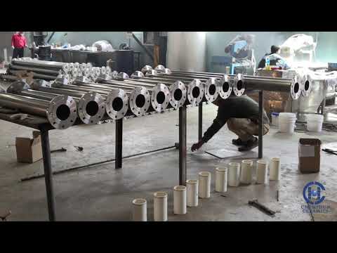 Wear Resistant Alumina ceramic pipe