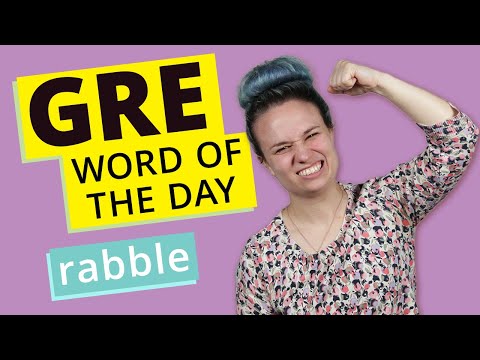 GRE Vocab Word of the Day: Rabble | GRE Vocabulary