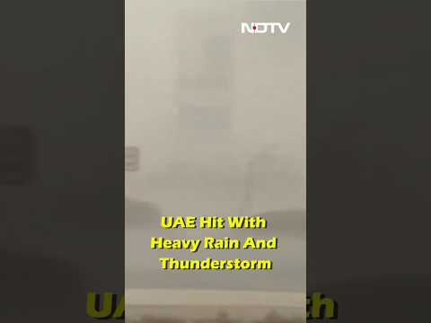 Dubai Flood: UAE Hit With Heavy Rain And Thunderstorms