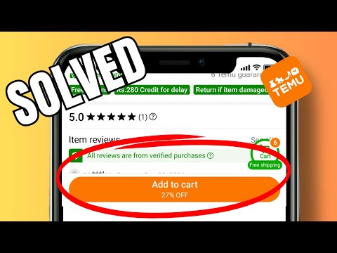 How to add items to your cart on Temu?