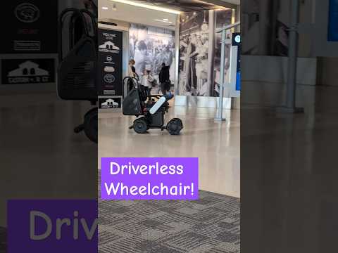 Autonomous wheelchairs at Detroit Airport