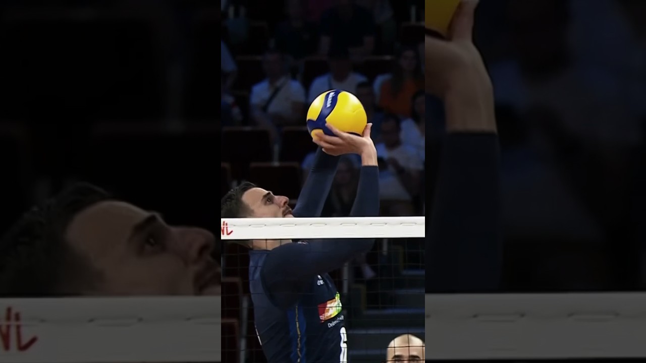 The perfect deception by Simone Giannelli 😮‍💨 #epicvolleyball #volleyballworld #volleyball