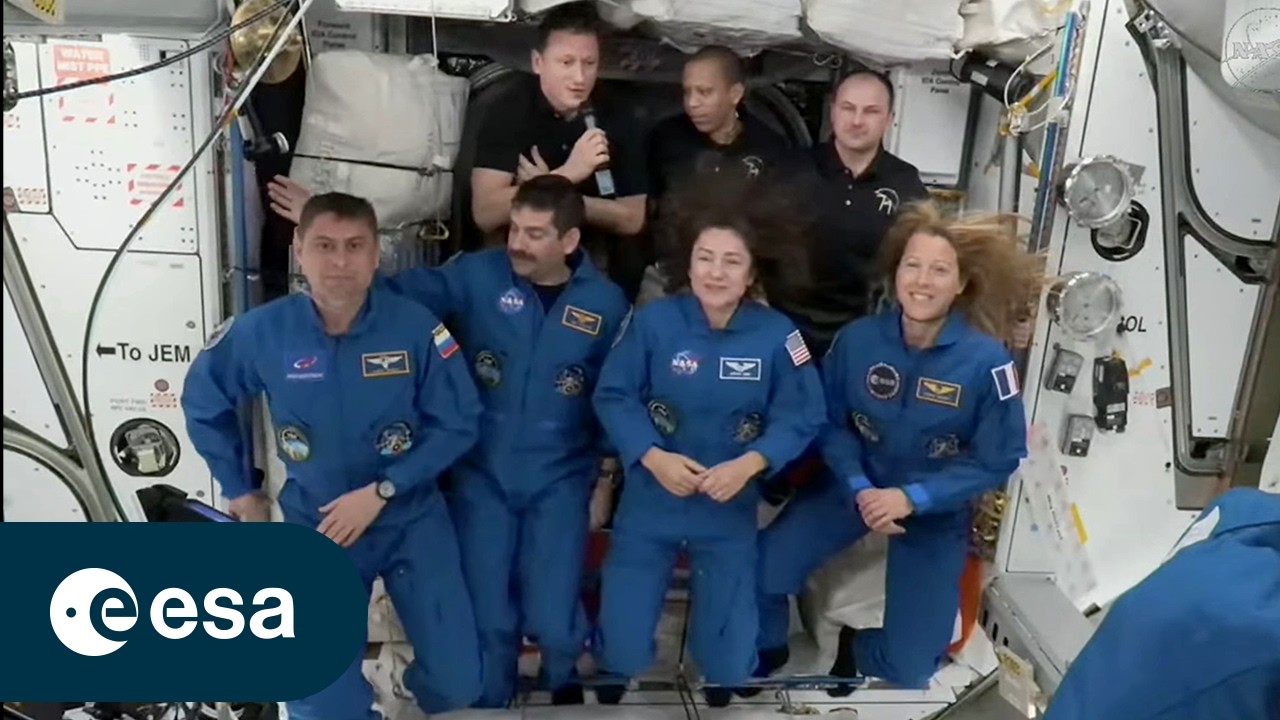 Crew-12 arrives at the International Space Station | εpsilon mission