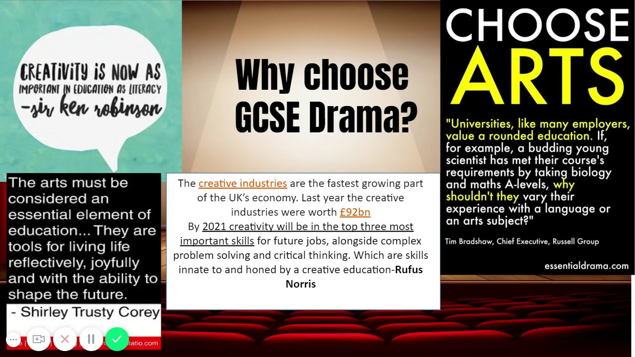 GCSE Options Assemblies: Drama