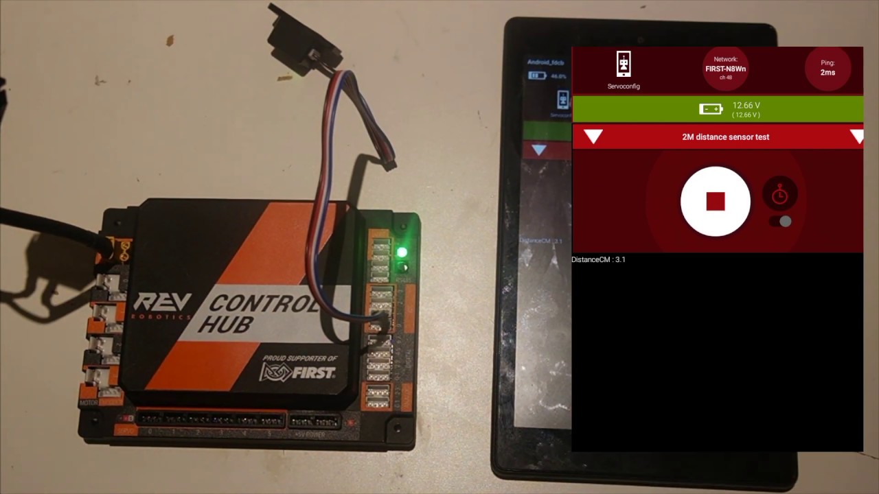 Rev 2M Distance Sensor: Configuration and Programming