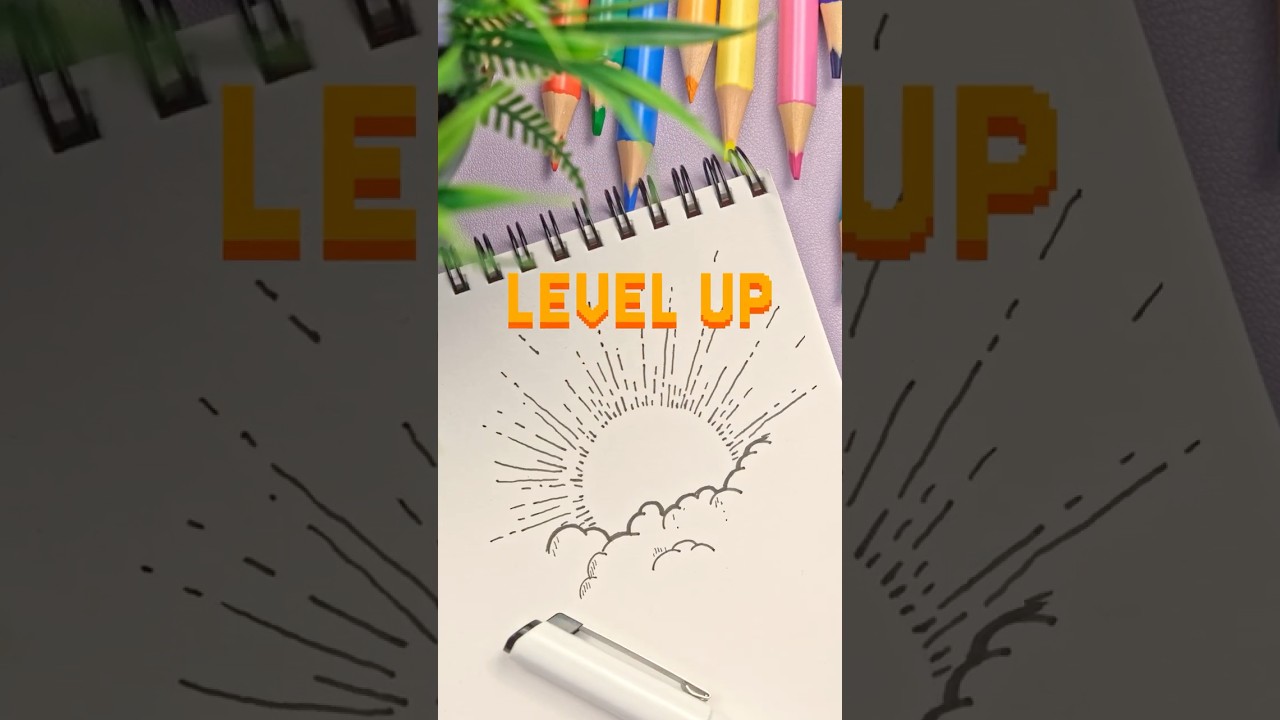 Level Up Your SUN DRAWINGS #art #drawingtutorial #howtodraw #drawing #tutorial #pencildrawing