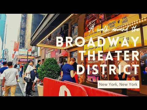 Broadway Theater District Walk | NYC