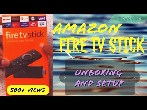 AMAZON FIRE TV STICK UNBOXING AND SETUP || TECH FOR TECH TELUGU || TELUGU LO ||