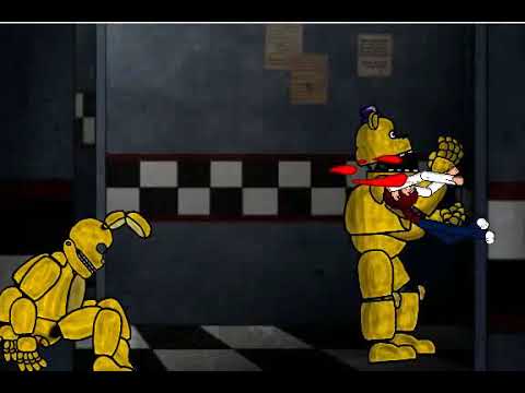 Fredbear... (fnaf draw. a cartoon 2 animation)