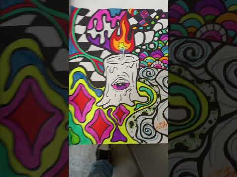 inspired by trippy Draws #rave #remix #techno #artlifeforever #trippydraws