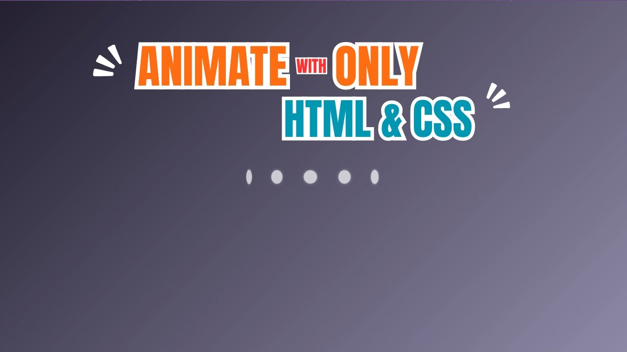 Loading Animations Effects Only HTML & CSS | CSS Spinner Animation
