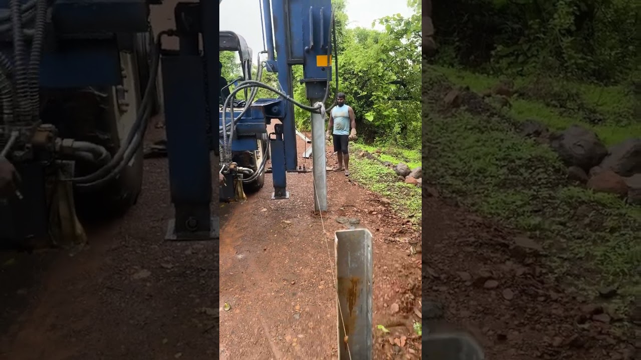 MBCB## W metal beam crash barrier post installation services 📞7506034378