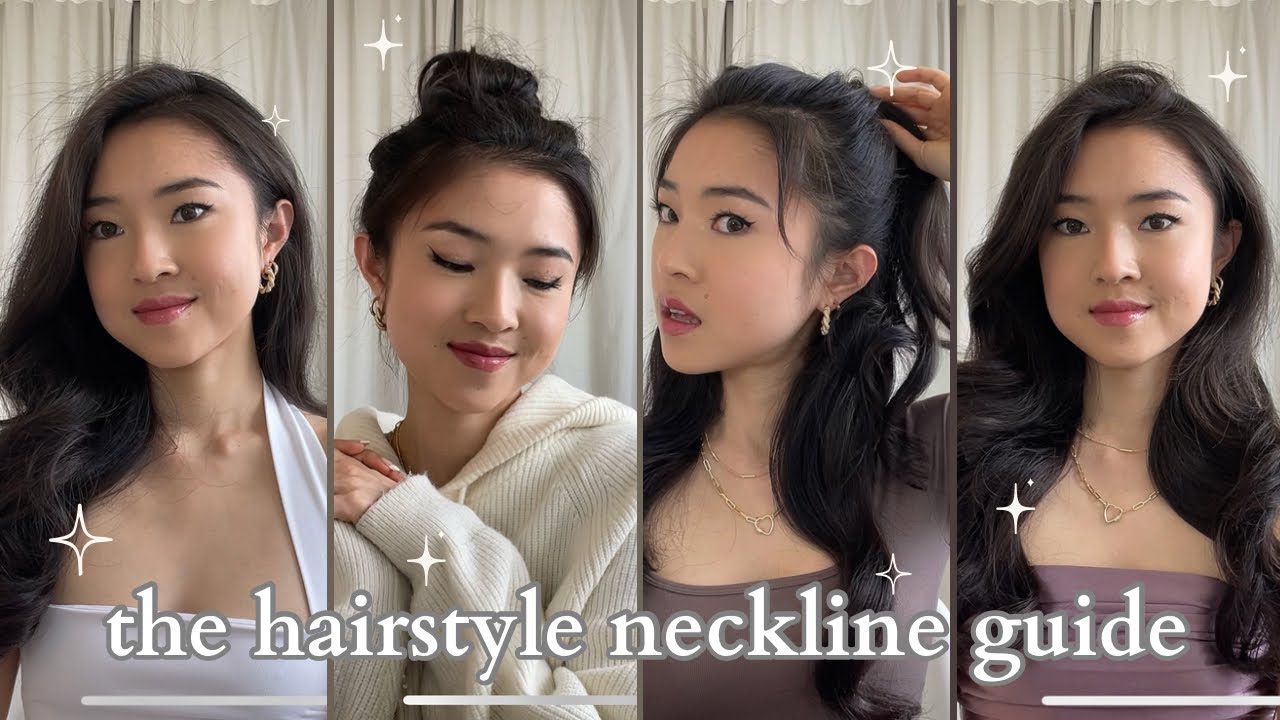 Pair the Perfect Hairstyle with any Neckline 💫 the secret to always looking stylish + put together