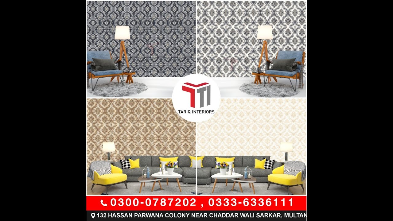 Gold foil wallpapers range