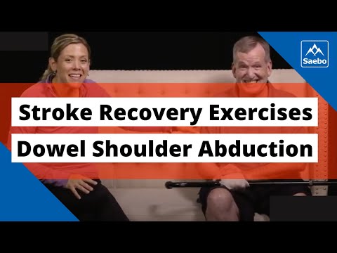 Best Stroke Recovery Dowel Exercise - Shoulder Horizontal Abduction and Adduction