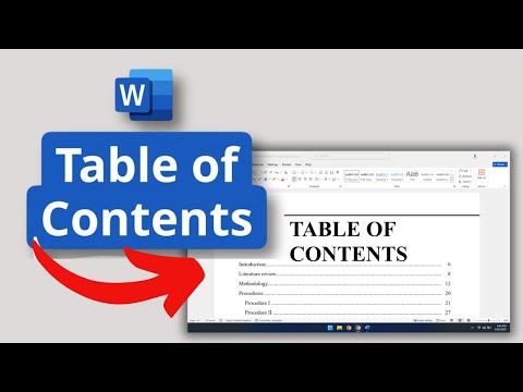 How to Create a Table of Contents in Word (Step-by-Step)