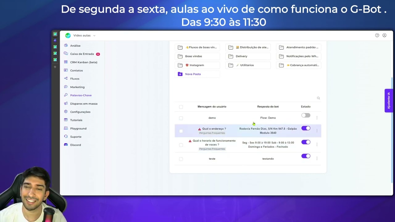 G-Bot IA: Plataforma Completa de Automação e Agentes de IA para ...
