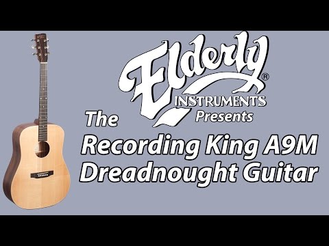 Recording King A9M Dreadnought Guitar | Elderly Instruments