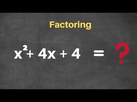 How to Factor in Algebra
