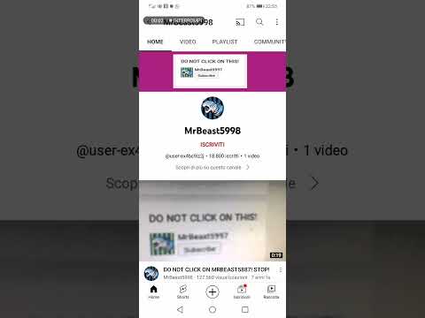 MrBeast5998 (MrBeast's secret channel