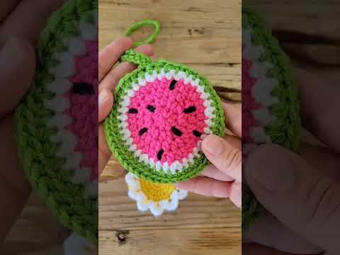 Crochet Bag Charms: Perfect Purse Pouch! #crochet #crochetbagcharm
