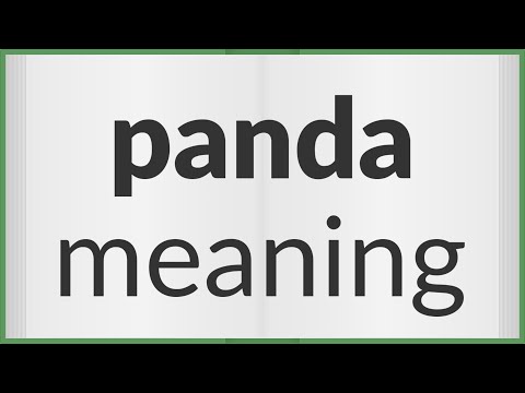 Panda | meaning of Panda