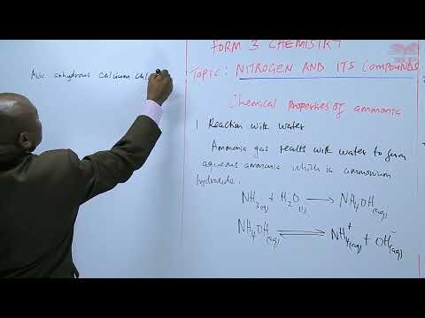 Chemical Properties of Ammonia
