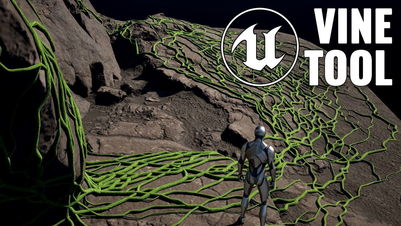 UE5 Procedural Vine Tool | Unreal Engine | First Iteration