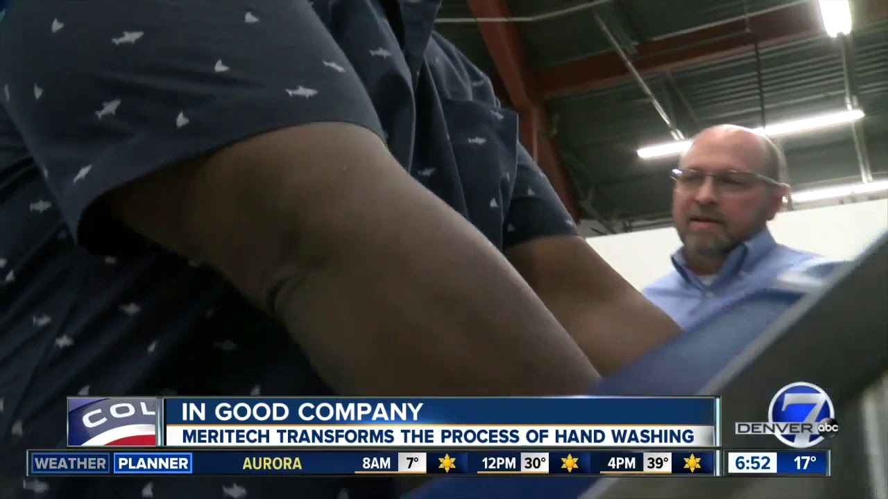 Colorado’s Meritech keeps workplaces, play areas clean with automated hand-washing machines