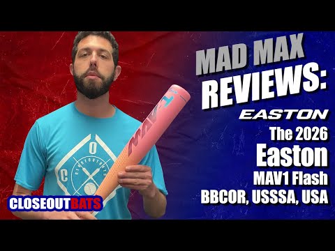 2026 Easton MAV1 Flash -- BBCOR, USSSA, USA