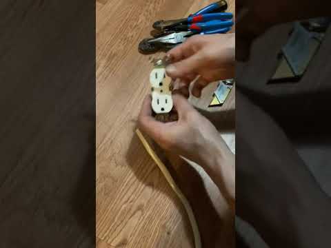 How to wire or fix your home wall duplex outlets part 1