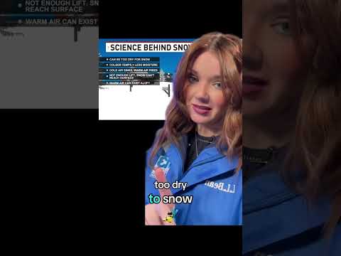 Understanding the science: How snow forms and why it can't be too cold to snow