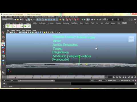 Principios basicos de animacion 3D en Autodesk Maya | ComTutoriales