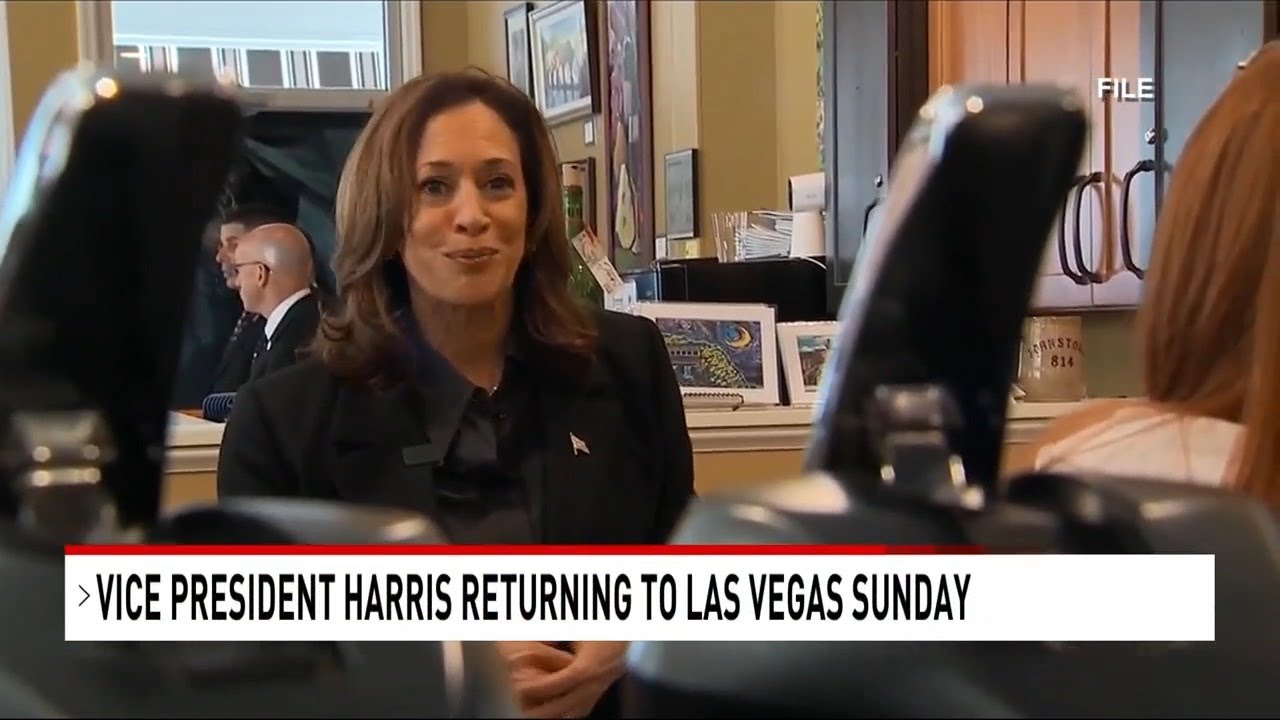 Vice President Harris sets latest presidential campaign stop in Las Vegas