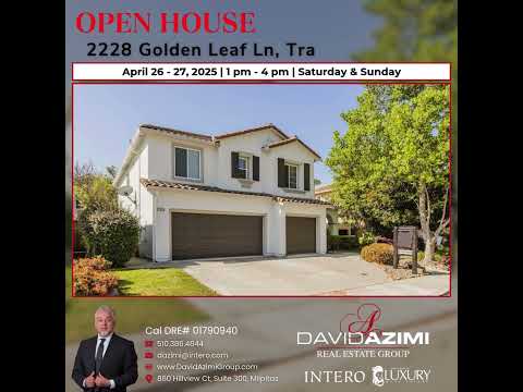 2228 Golden Leaf Ln, Tracy, CA 95377 - 🗓️ Open houses