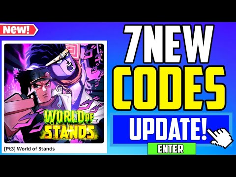 *SECRET UPDATE!* | World Of Stands CODES 2025 (ROBLOX World Of Stands)Part 1876
