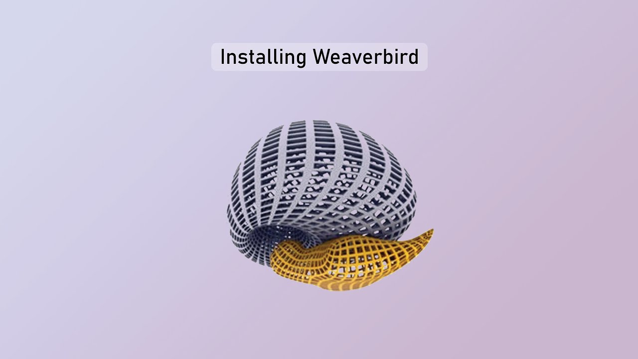 Installing Weaverbird for Grasshopper 3D