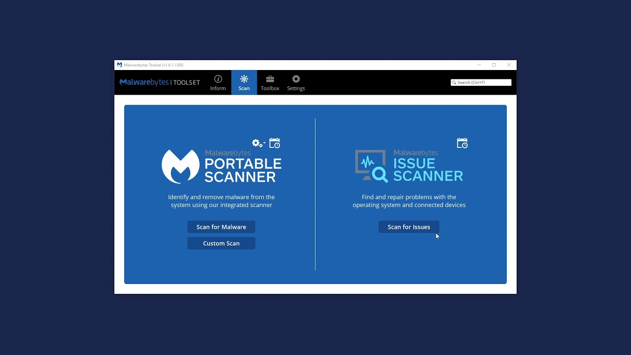 Malwarebytes Toolset